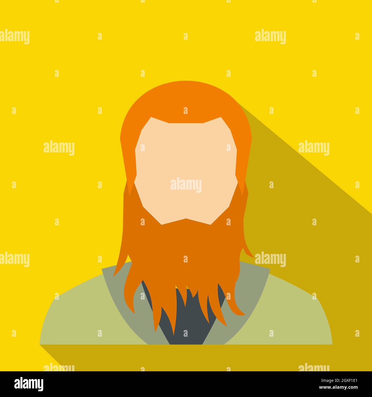 User icon in flat style for any design Stock Photo - Alamy