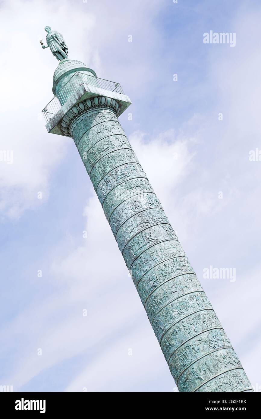 Vendome Column, Place Vendome, Paris, France Stock Photo - Alamy