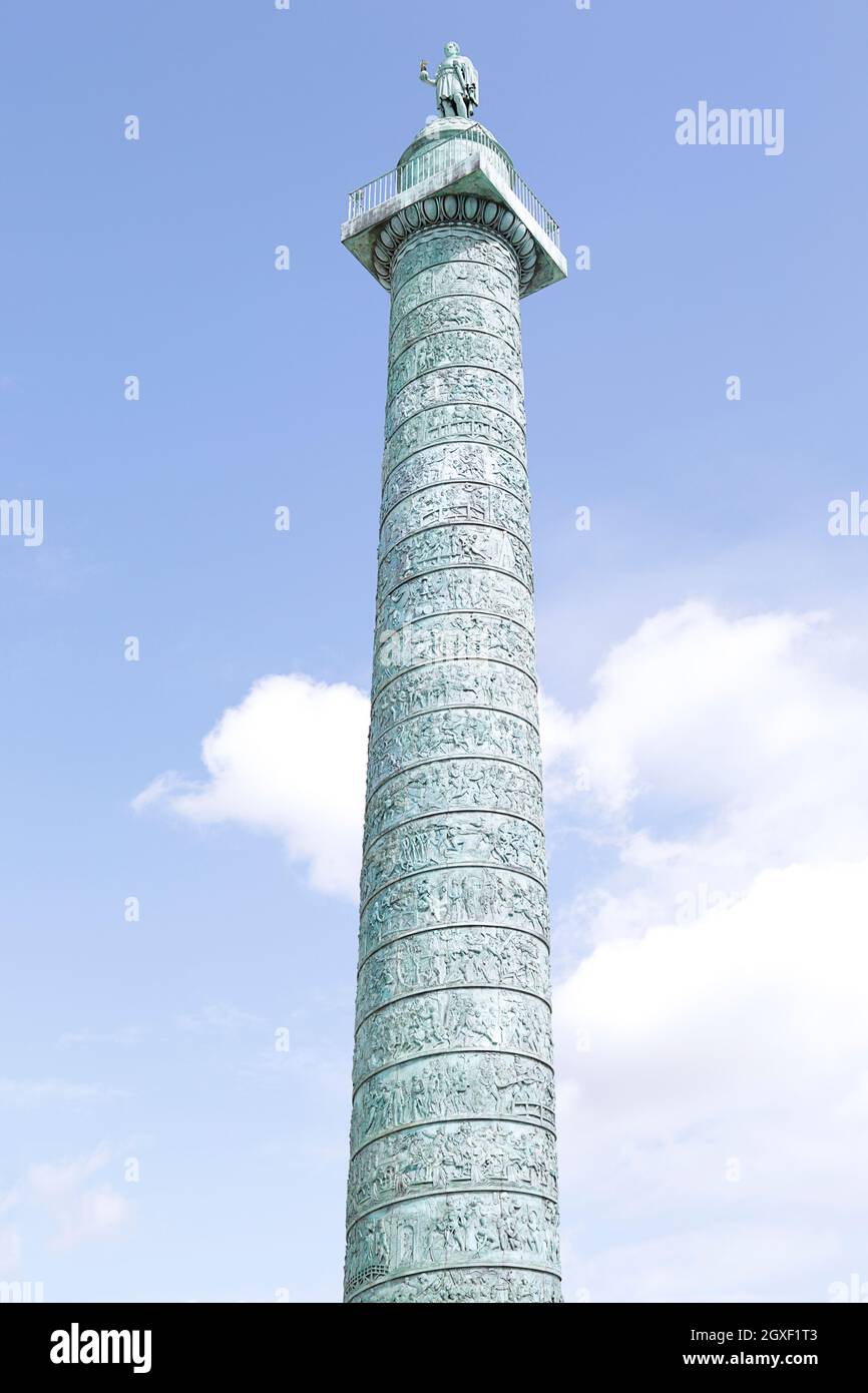 Vendome Column, Place Vendome, Paris, France Stock Photo - Alamy