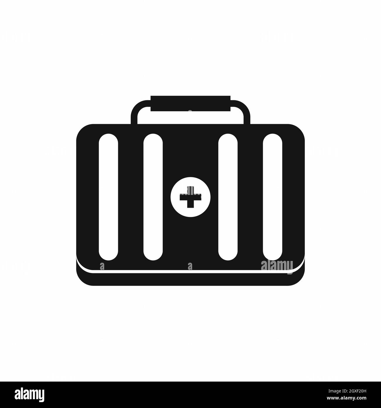 First aid kit icon in simple style isolated on white background Stock ...