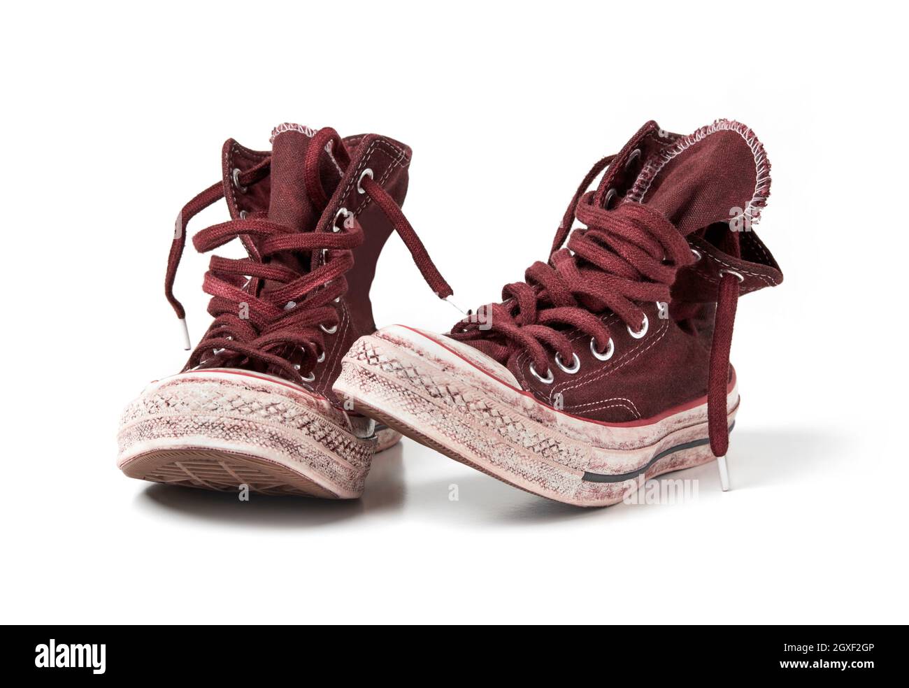 Old destroyed shoe Cut Out Stock Images & Pictures - Alamy