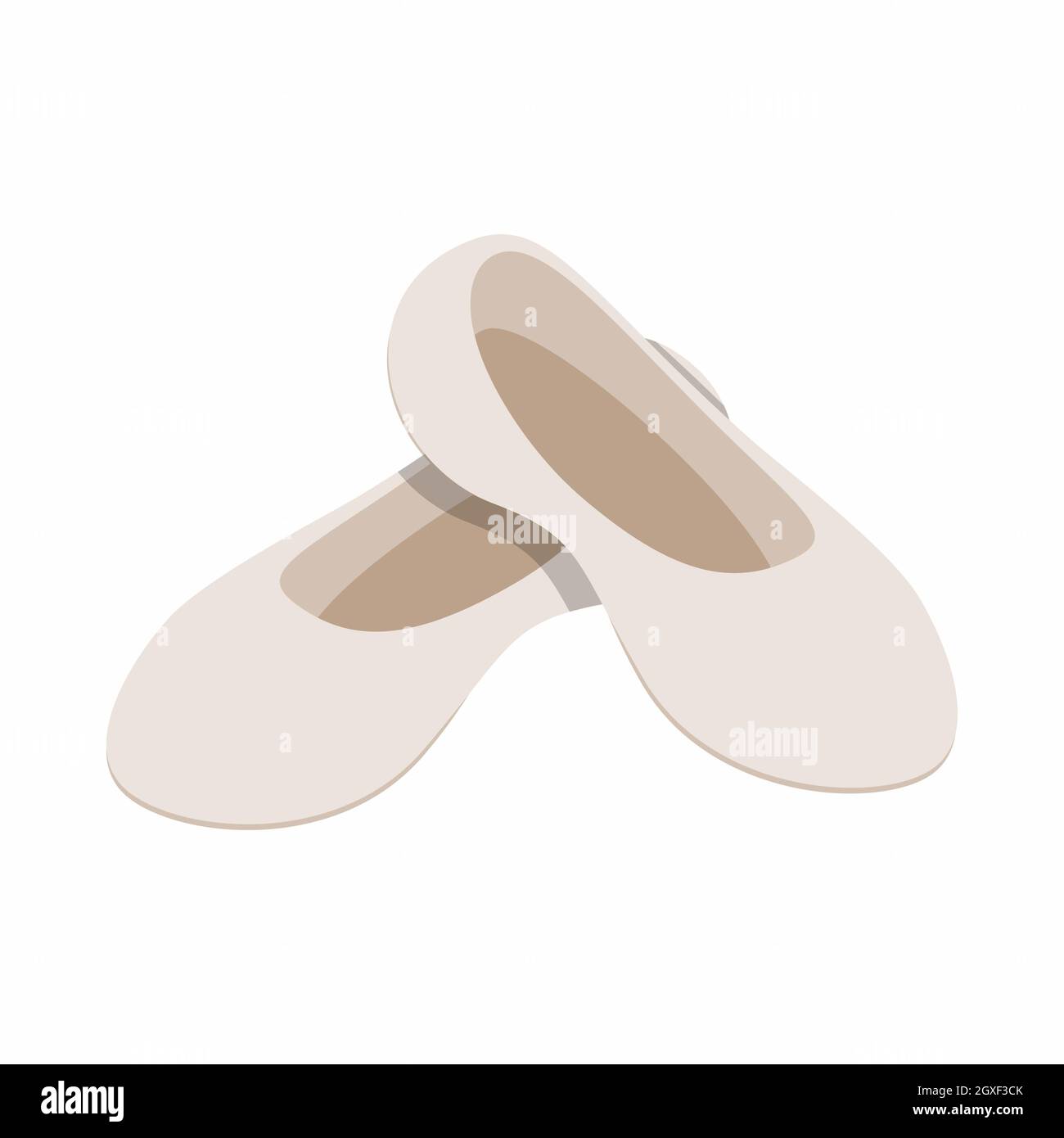 Ballerina Shoes Cartoon