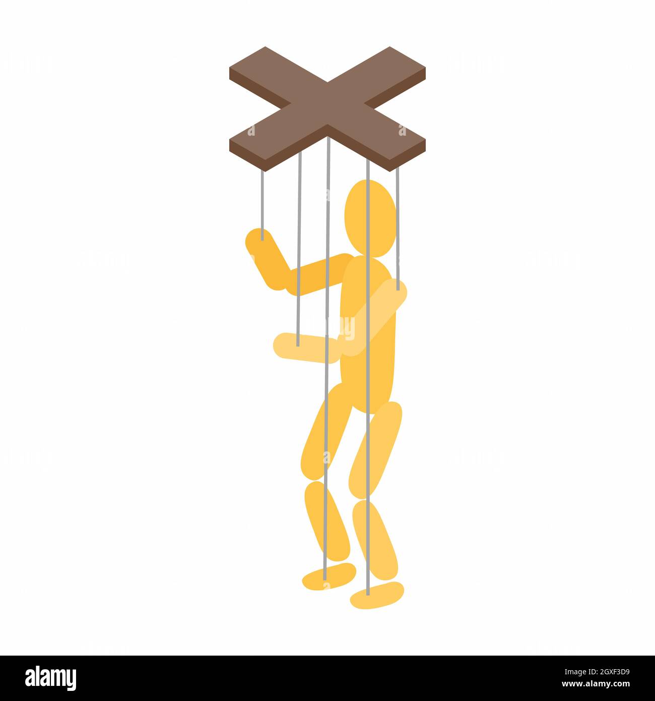 Marionette puppet on string Cut Out Stock Images & Pictures - Alamy