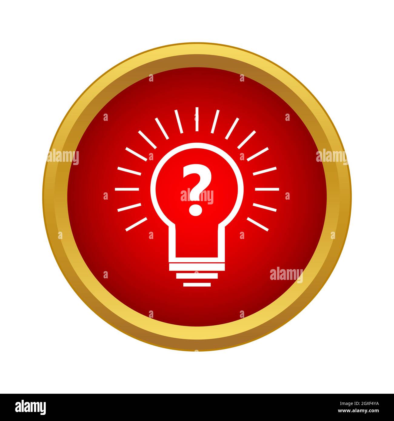 Hypothesis icon in simple style isolated on white background Stock ...