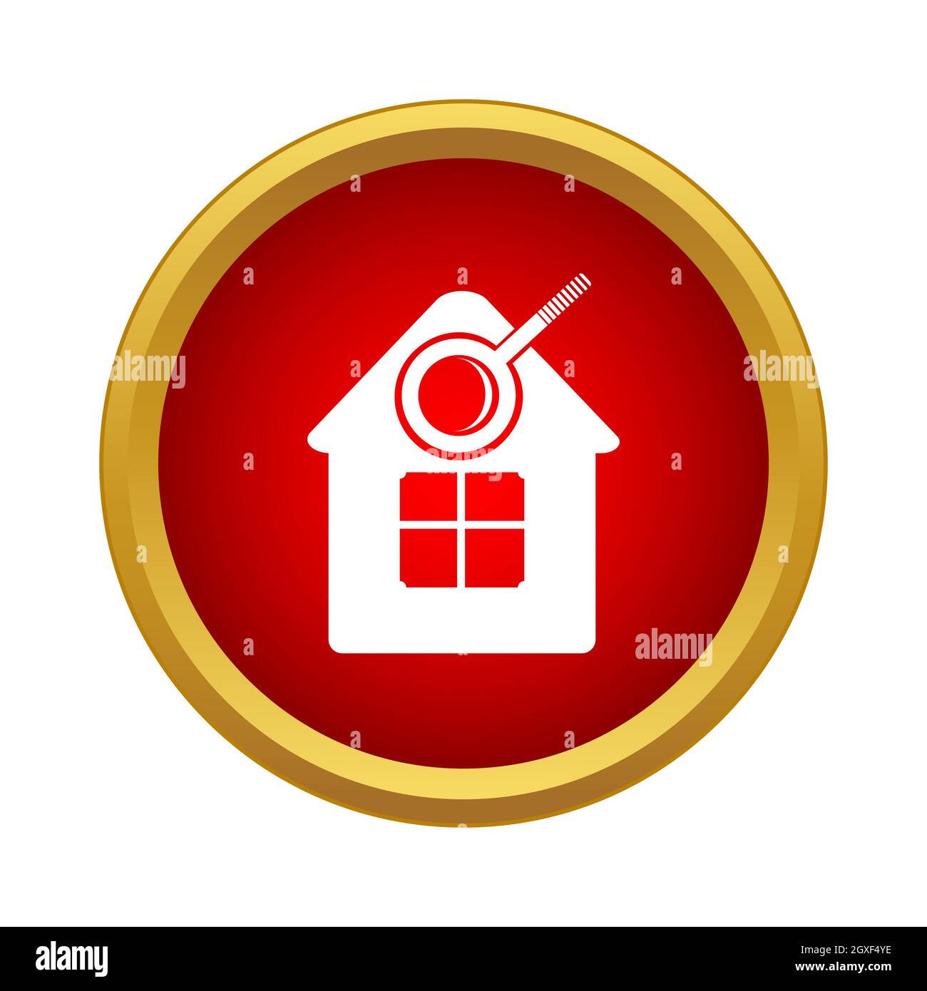 Search home icon in simple style isolated on white background Stock ...