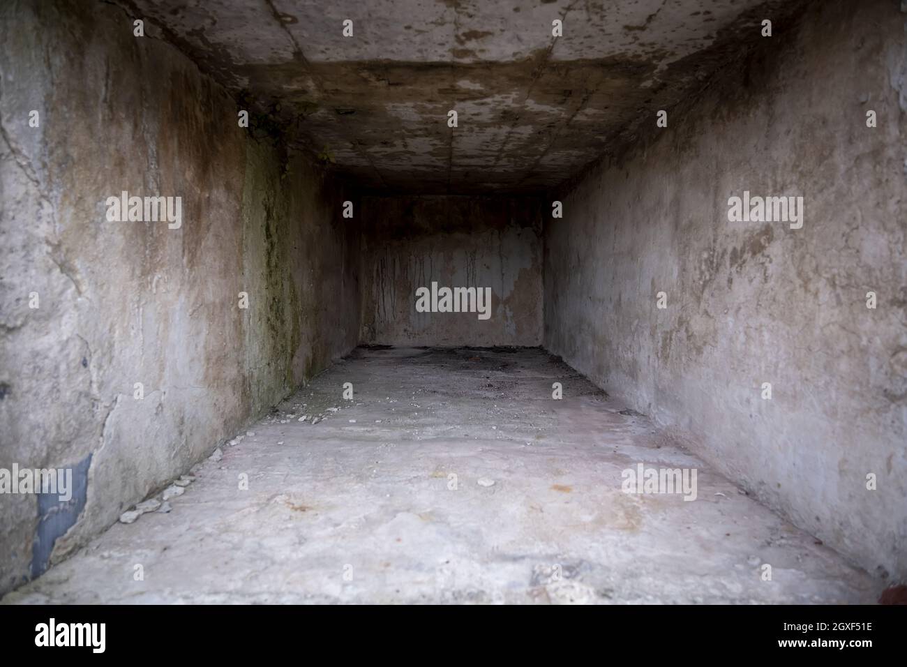Detail of empty graves in a Christian Spanish cemetery Stock Photo - Alamy