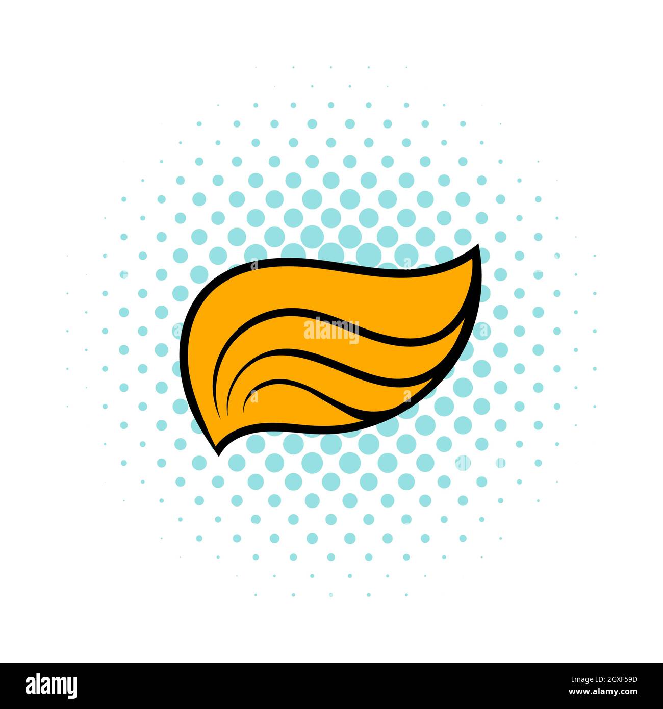 Wing icon pop art style hi-res stock photography and images - Alamy