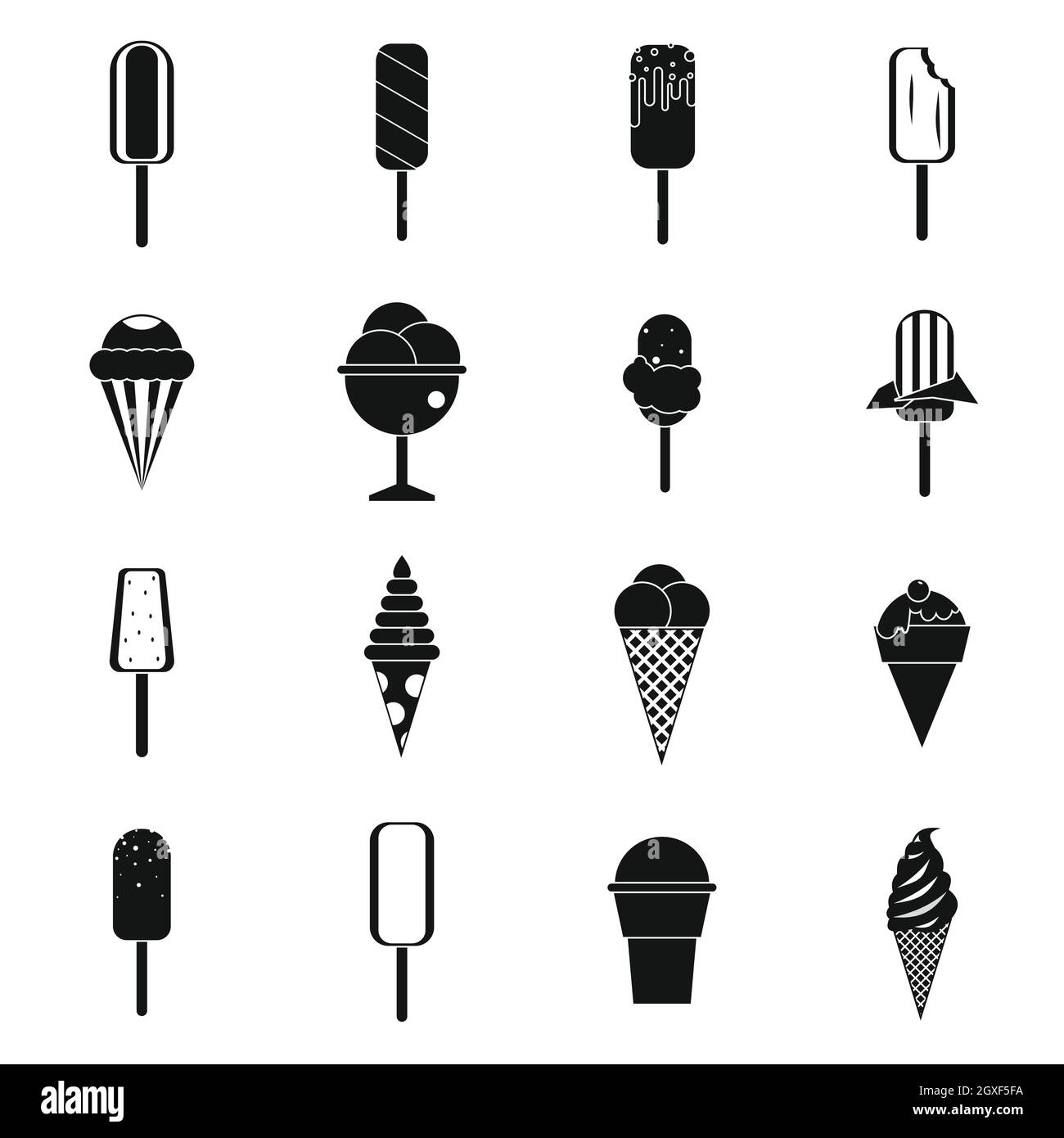 Simple vector ice hi-res stock photography and images - Alamy