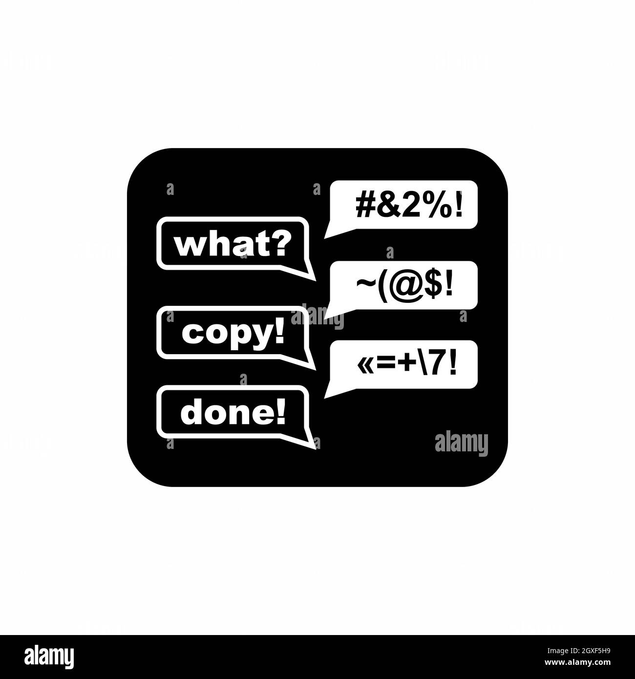 Consultation online icon in simple style isolated on white background ...