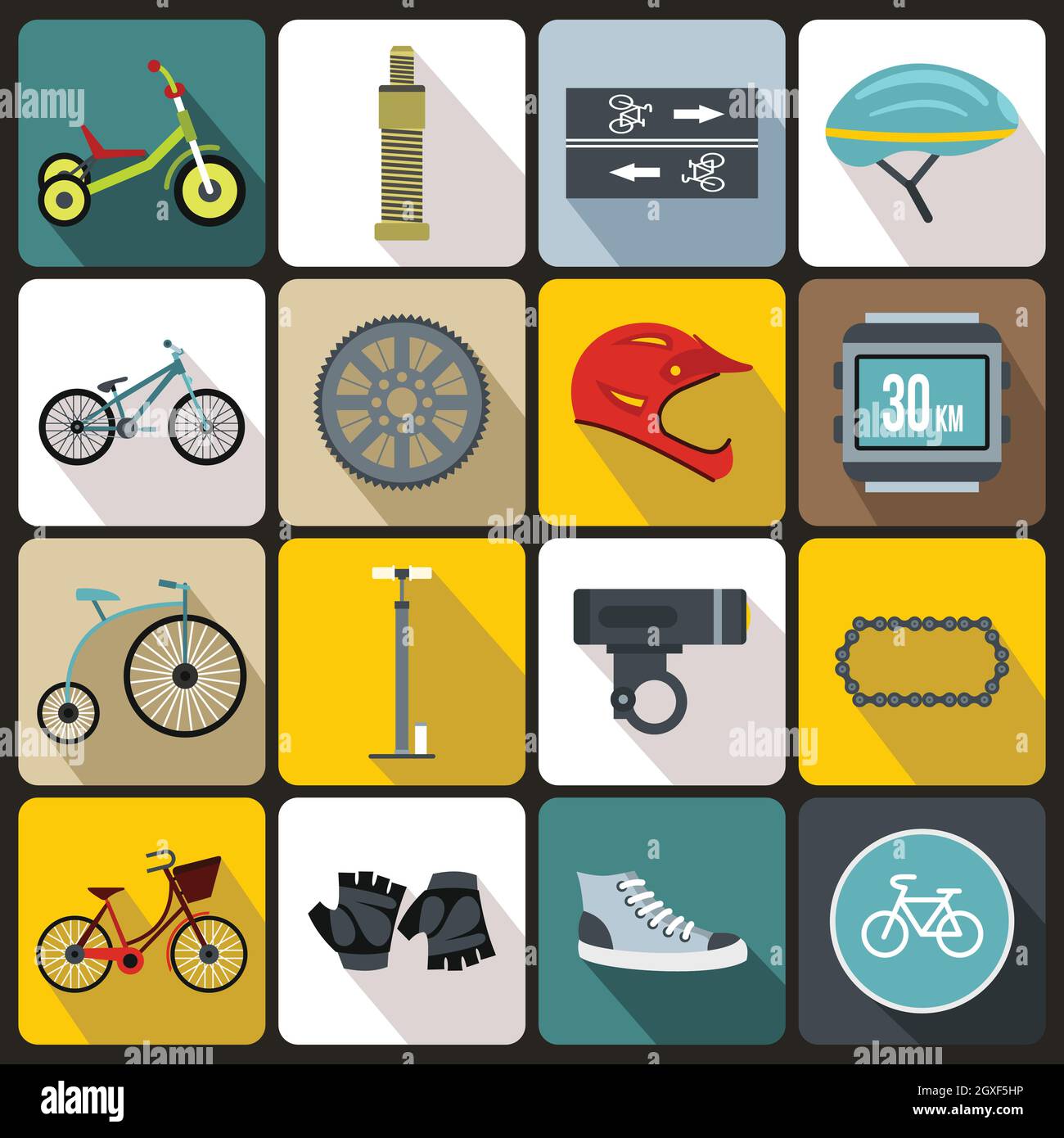 Biking vector hi-res stock photography and images - Alamy