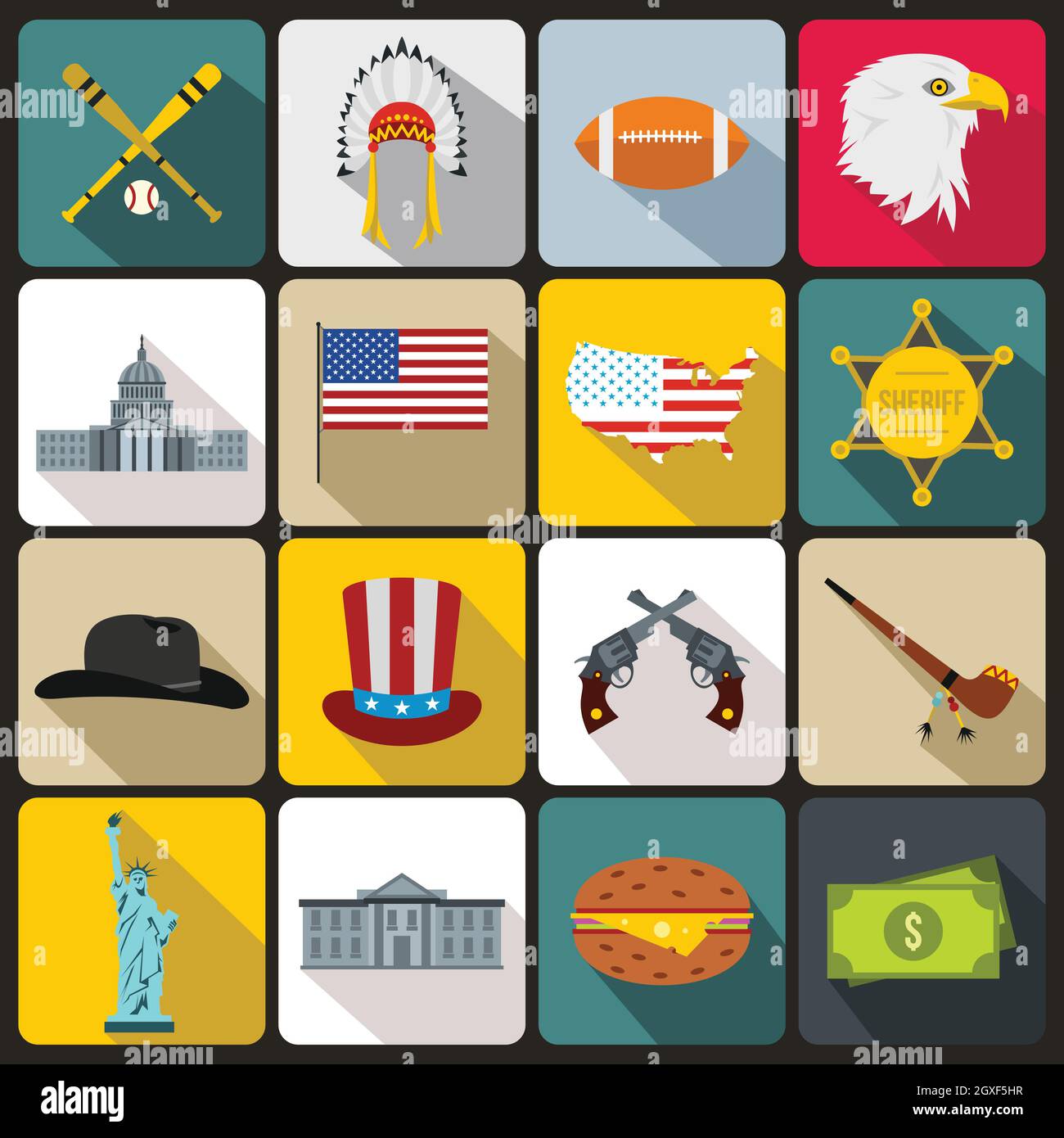 Flag icon flat style hi-res stock photography and images - Alamy