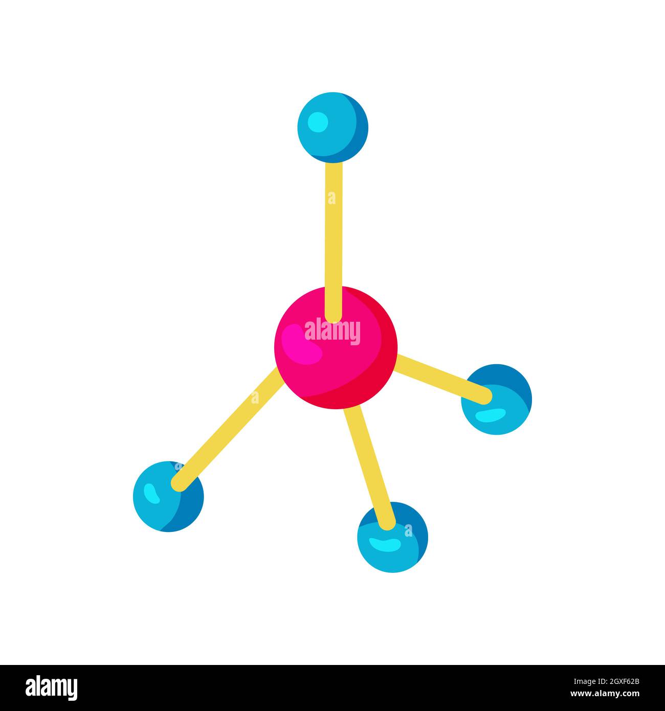 Cartoon atom icon hi-res stock photography and images - Alamy