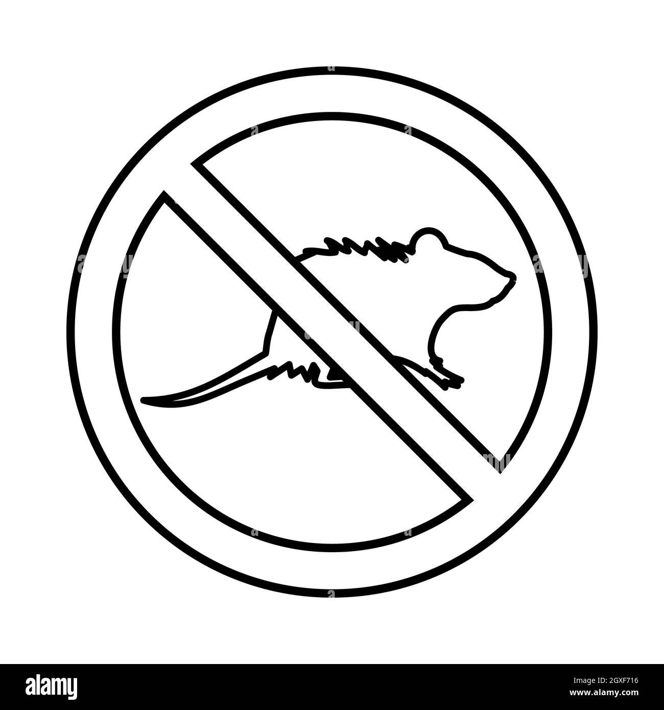 Rat poison warning sign Black and White Stock Photos & Images - Alamy