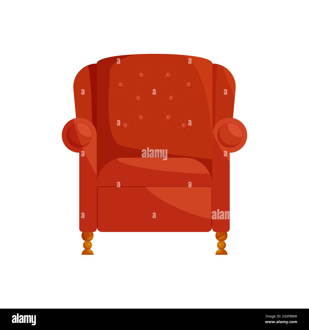 Sofa icon in cartoon Cut Out Stock Images & Pictures - Alamy