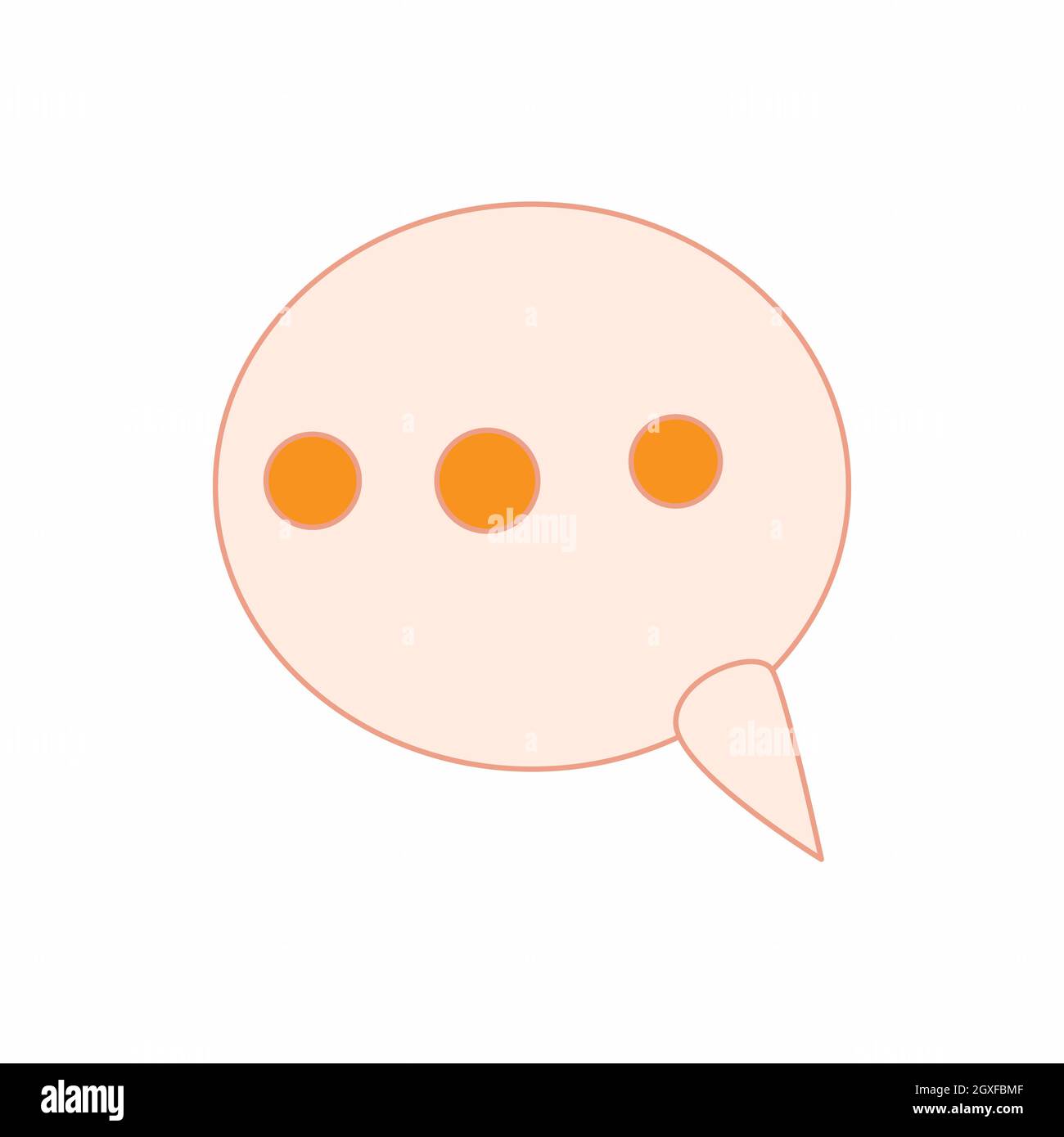 Comment icon in cartoon style isolated on white background. Dialogues ...