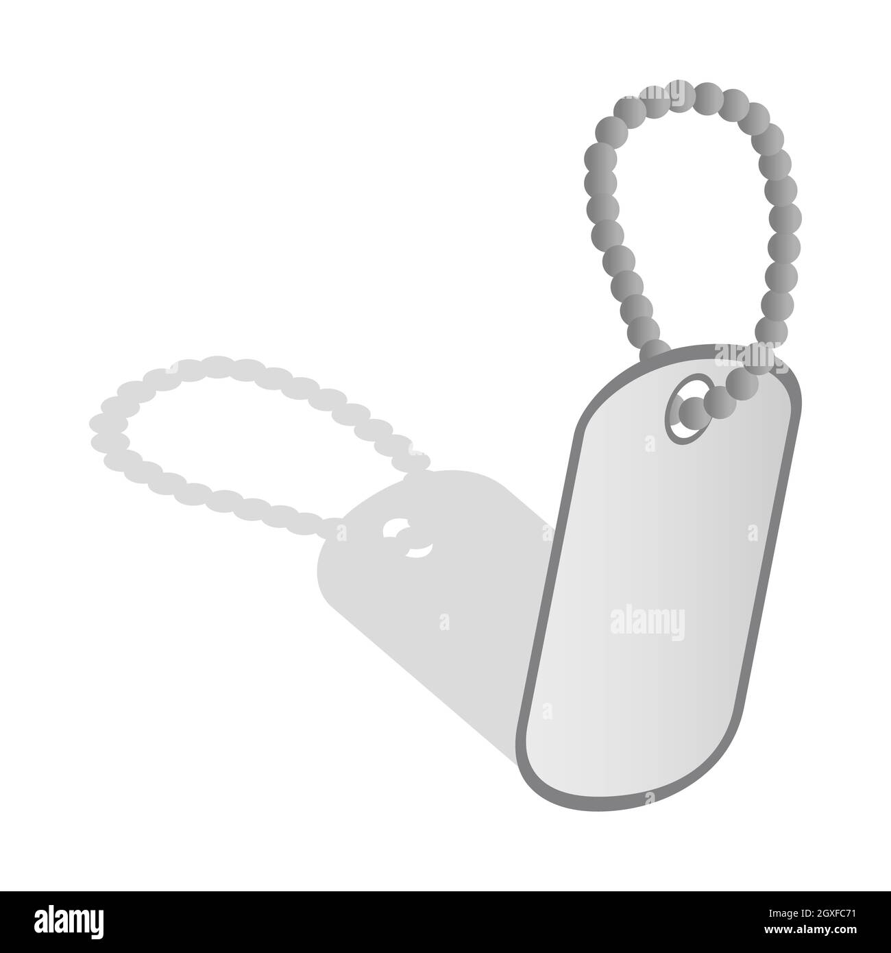 Identification army badge icon in isometric 3d style on a white ...