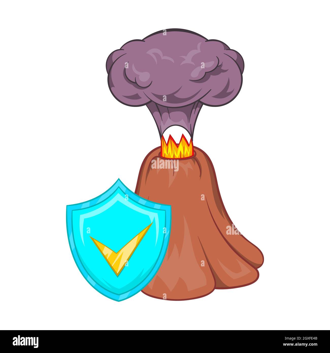 Shield Volcano Animation