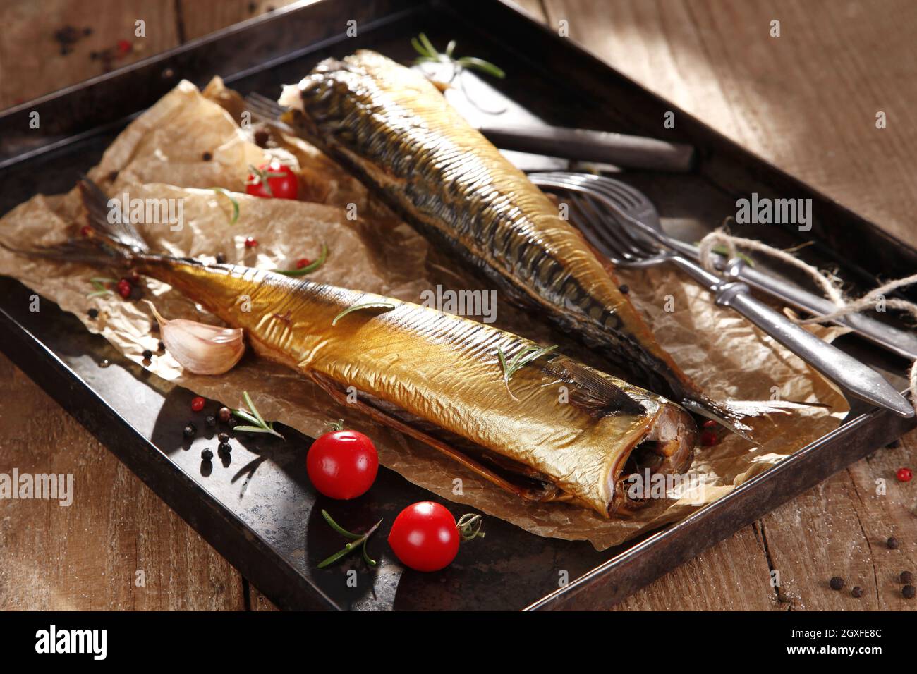 a naturally cooked fish recipes Stock Photo - Alamy
