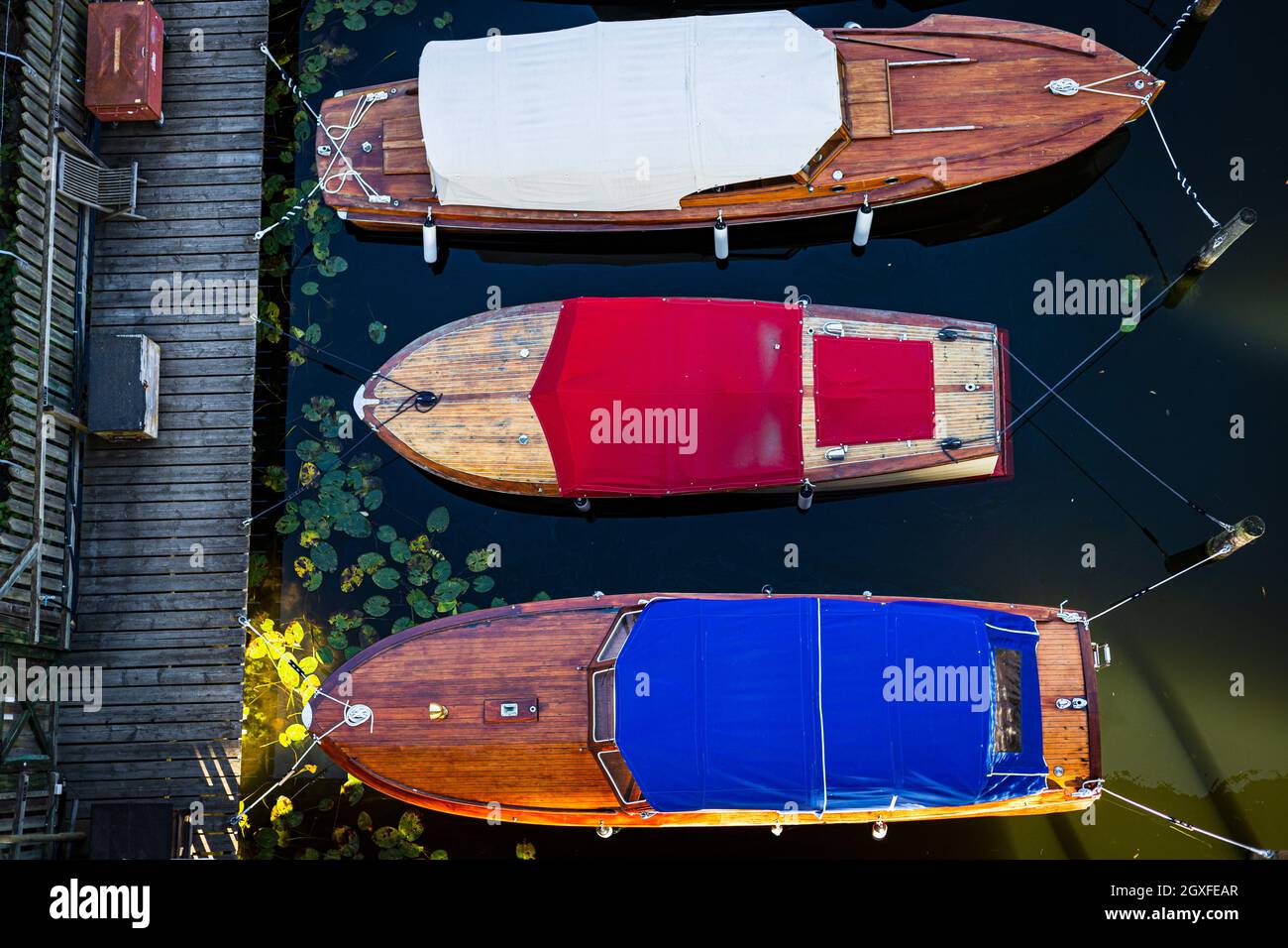 small boats but fancy Stock Photo - Alamy