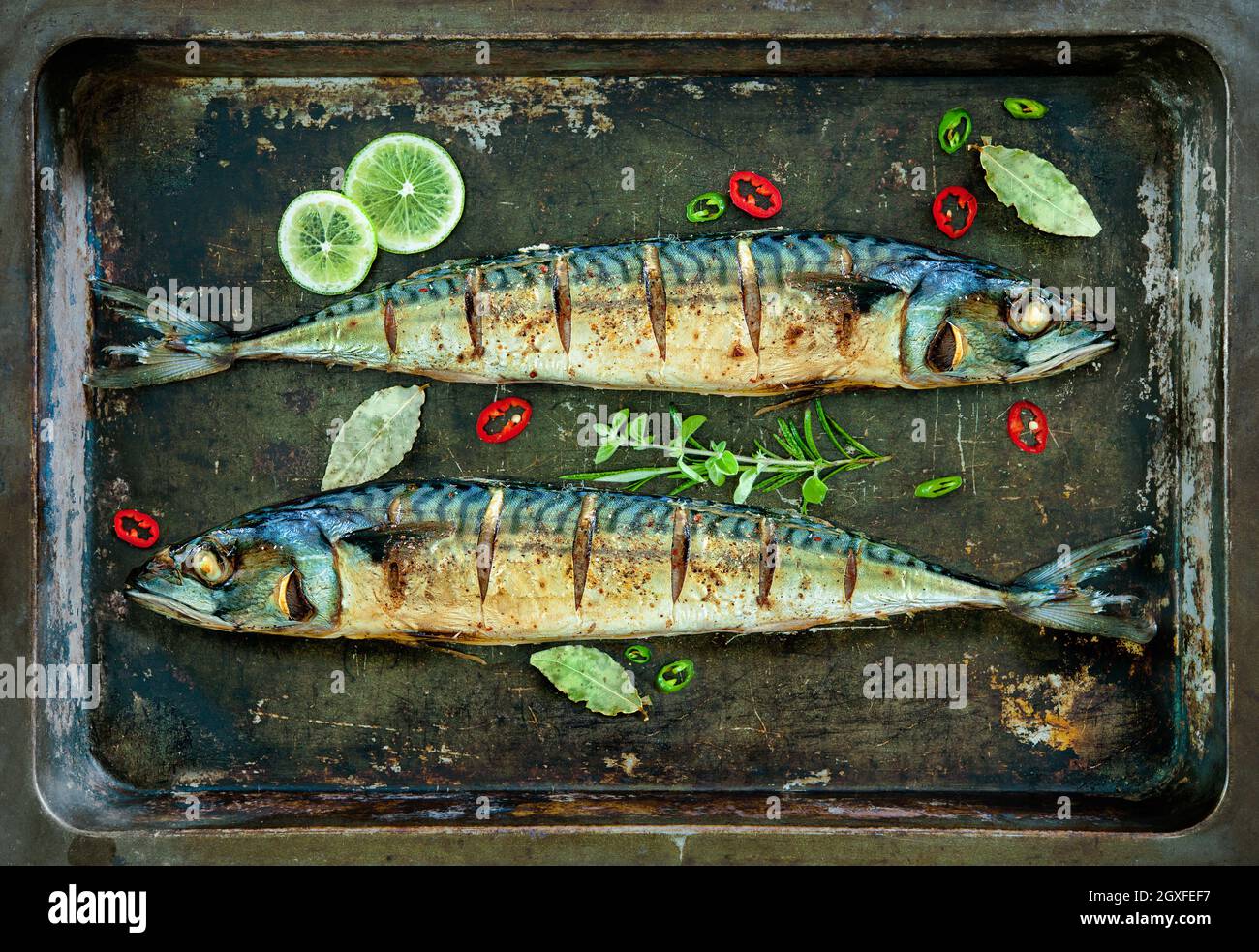 a naturally cooked fish recipes Stock Photo - Alamy