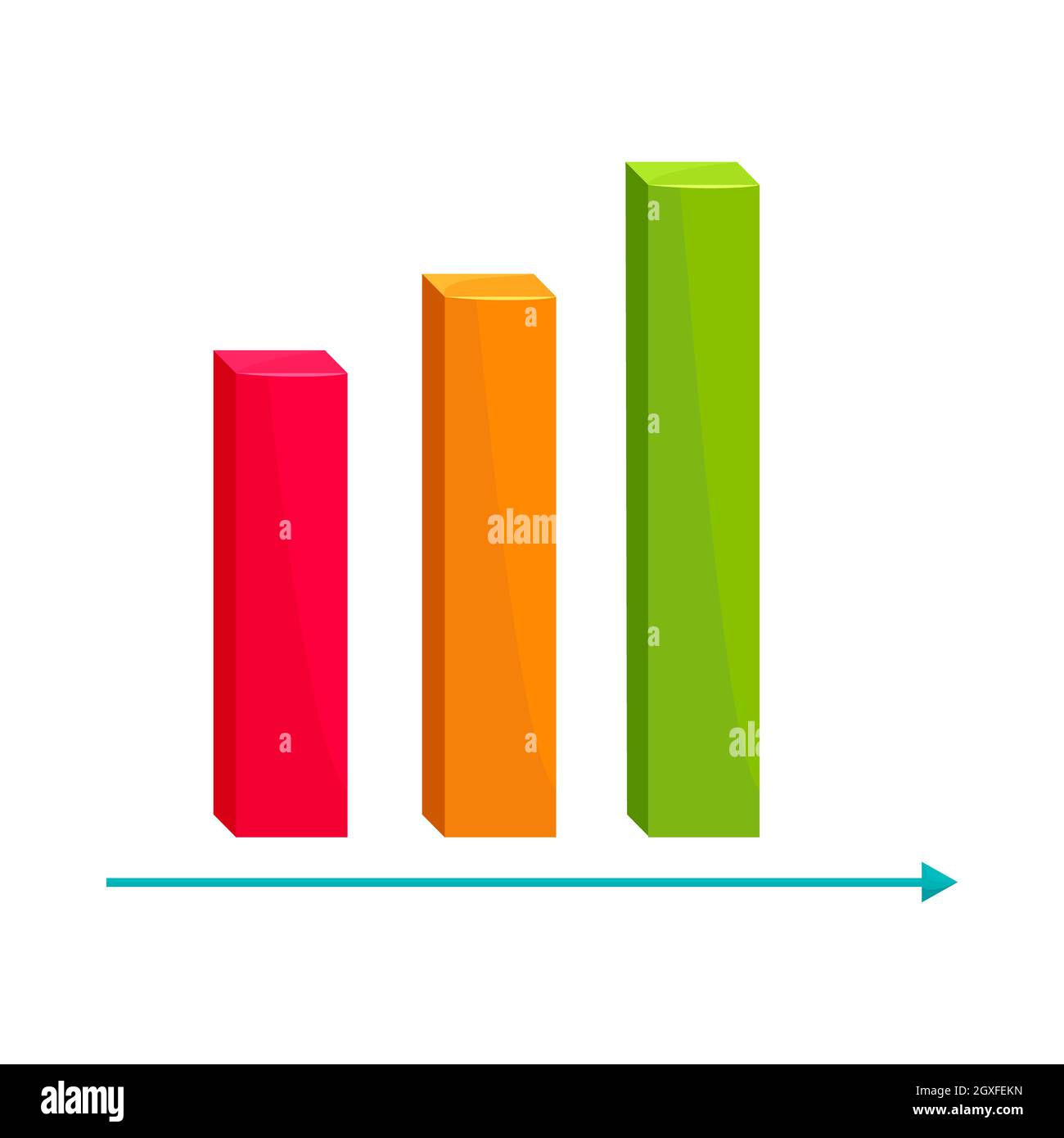 Cartoon style illustration bar graph hi-res stock photography and ...