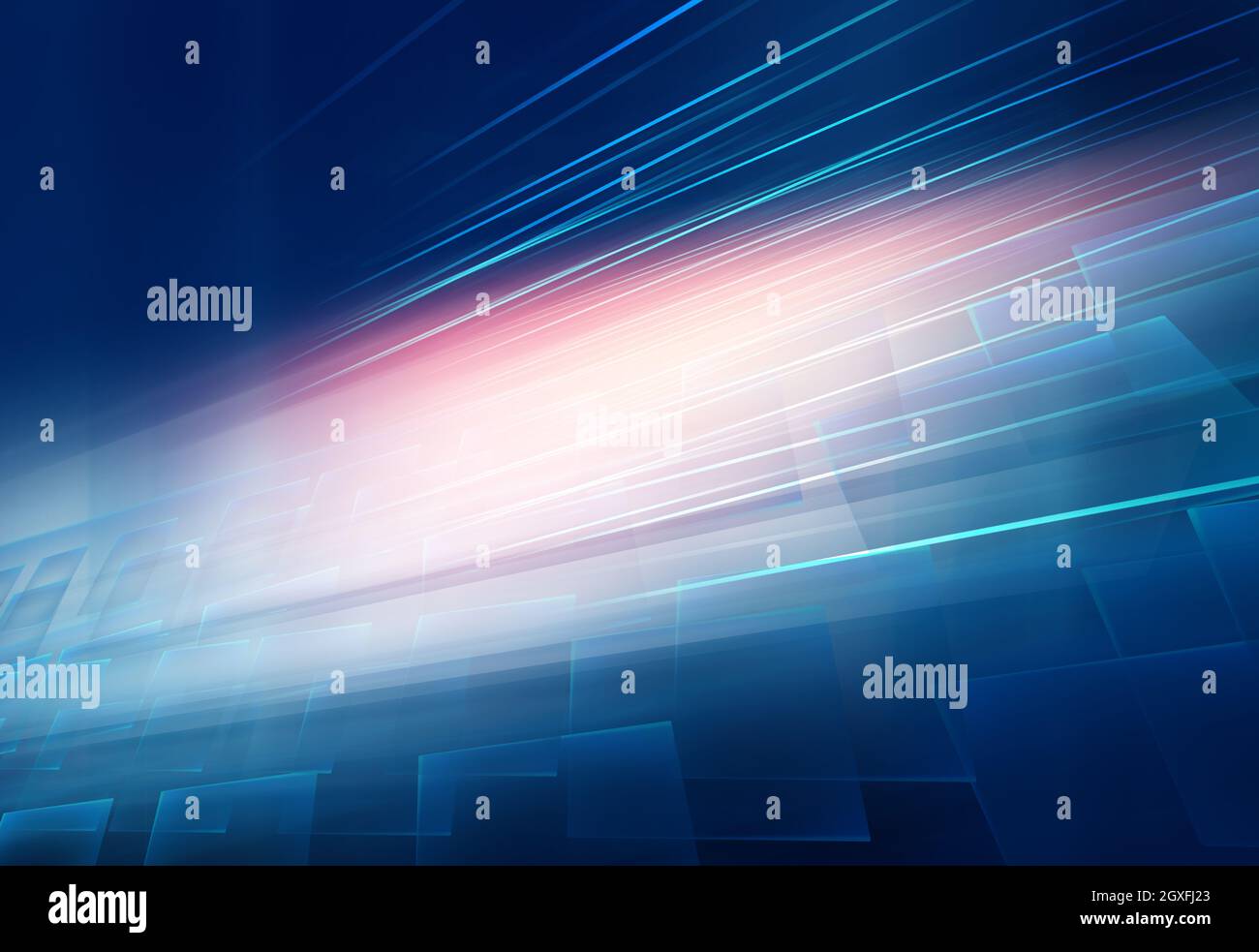 High speed data transferring line effect, high technology for computer ...