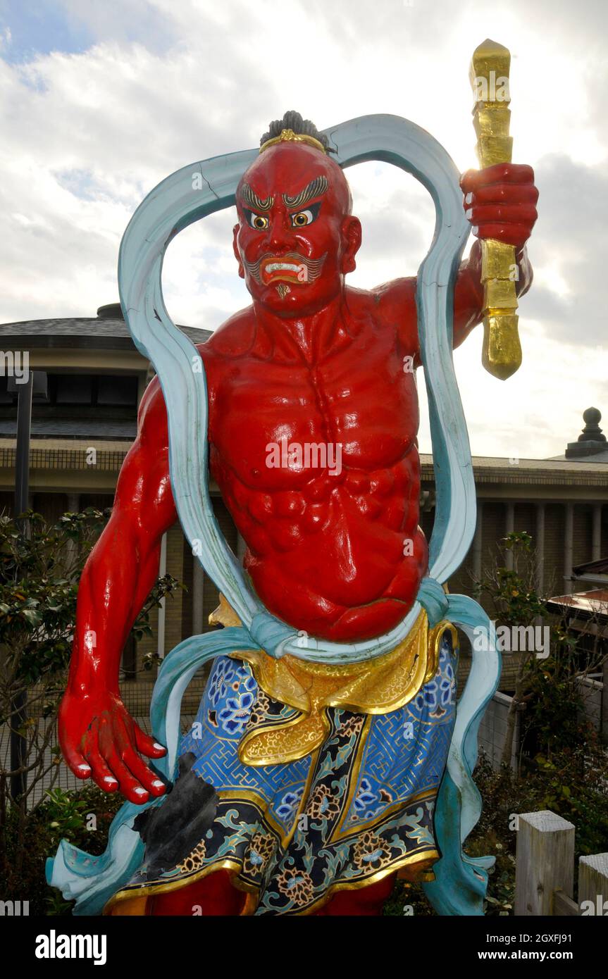 Deity sculpture at Enoshima Shrine, Enoshima, Japan Stock Photo - Alamy