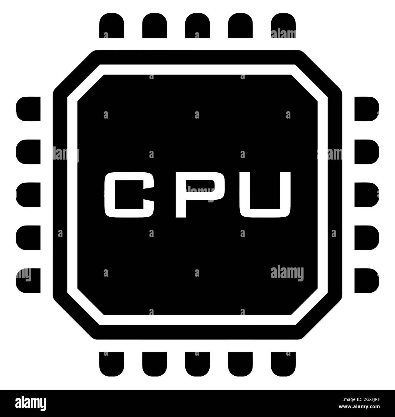 Ai cpu computer chip Black and White Stock Photos & Images - Alamy