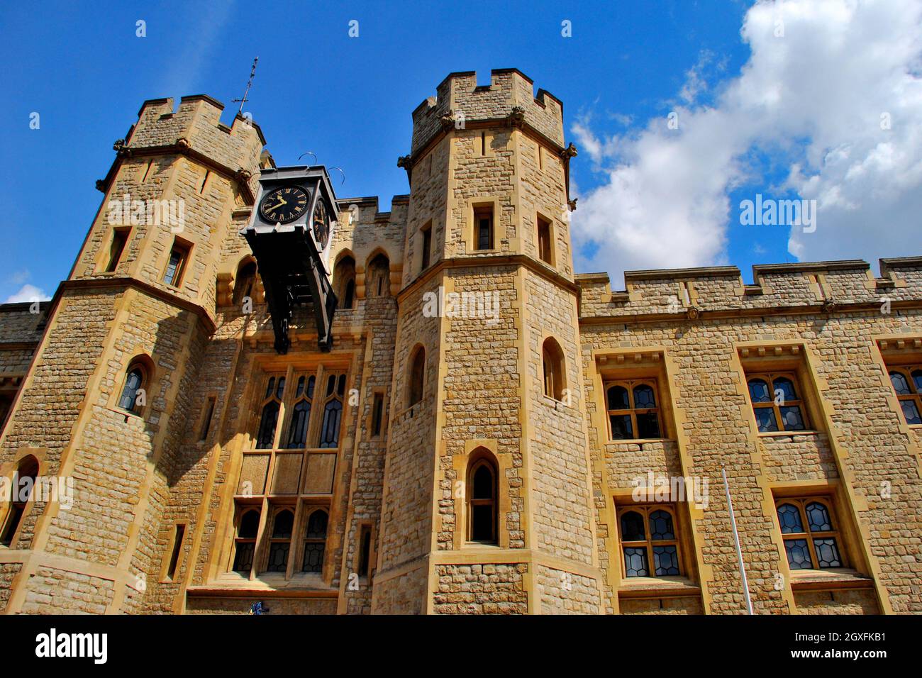 Outer view of Tower of London Museum, London, United Kingdom Stock ...