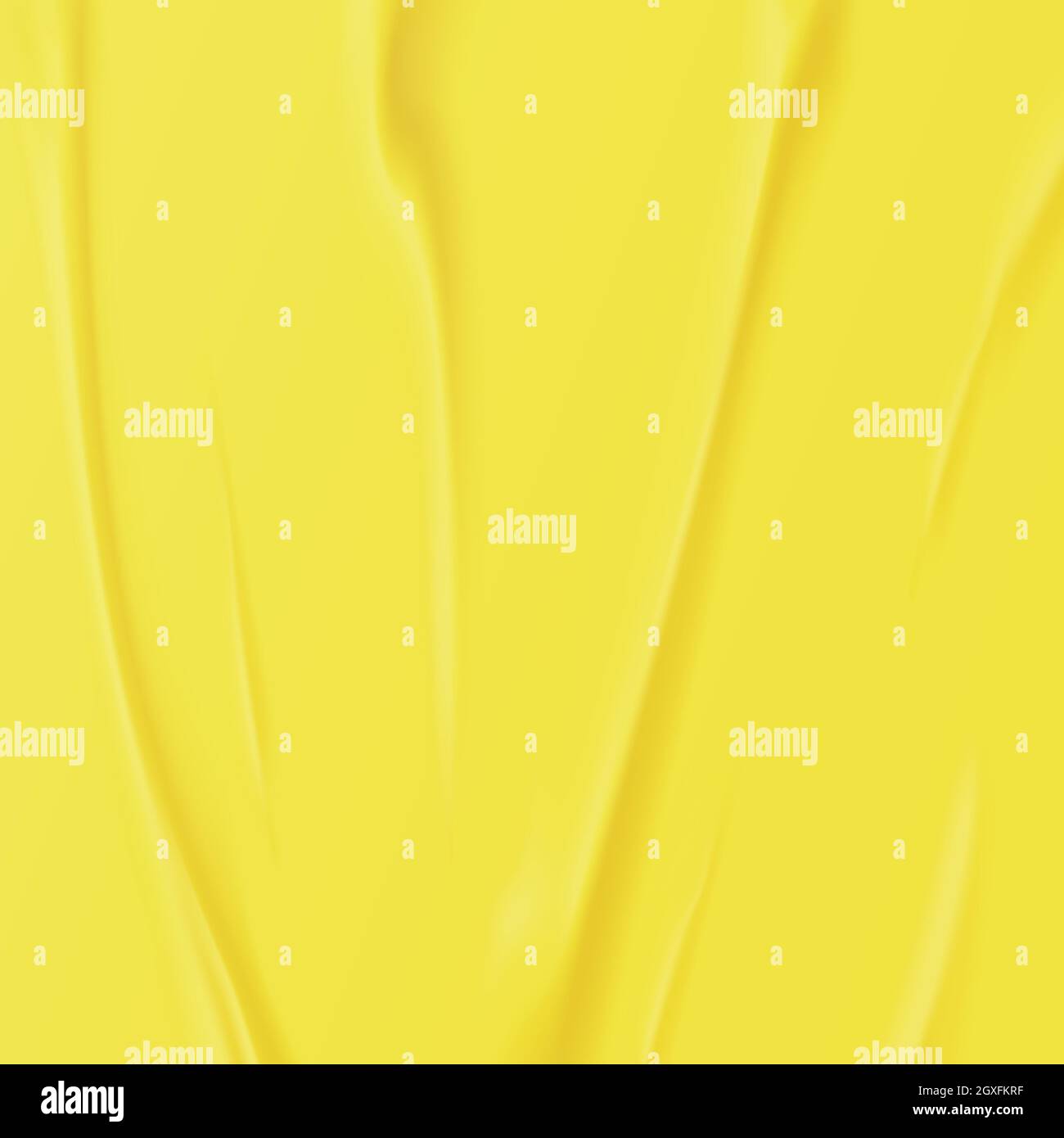 Realistic crumpled yellow background texture, folds - Vector ...