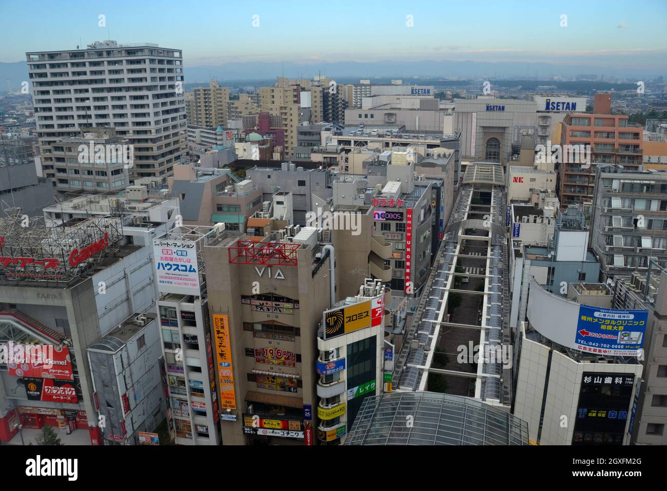 Top view of Sagamihara, Japan Stock Photo - Alamy