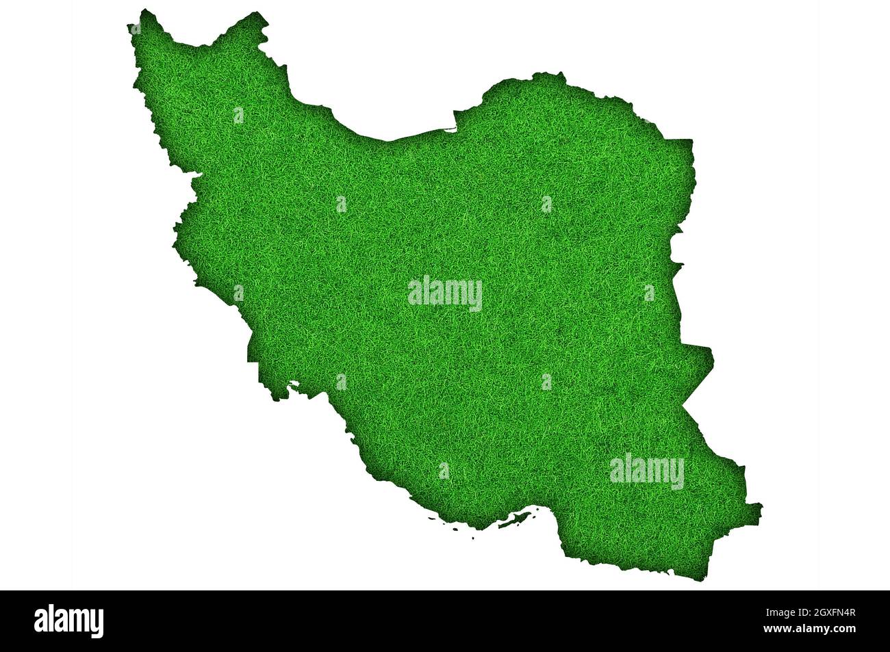 Map iran on green hi-res stock photography and images - Alamy