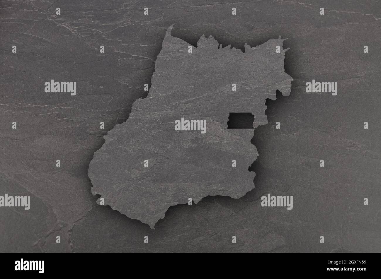 Goias outline map hi-res stock photography and images - Alamy