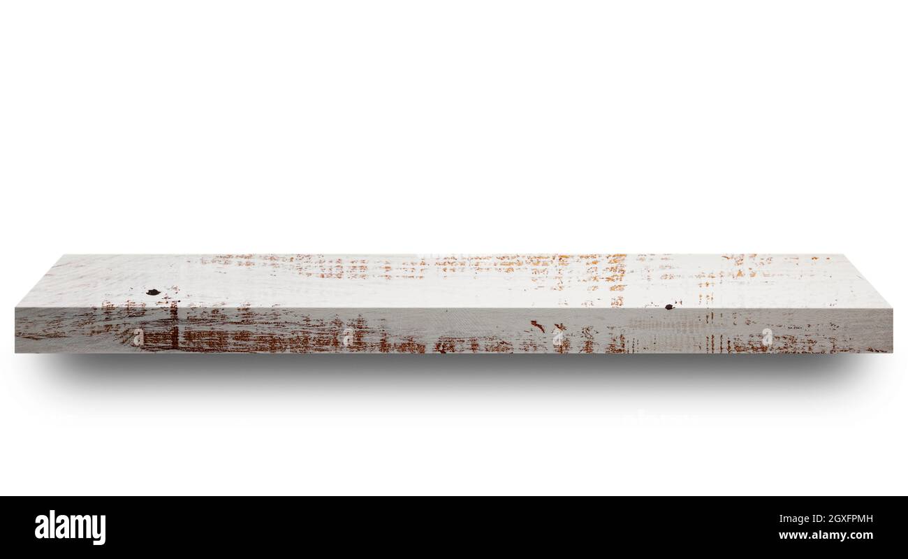 Modern empty shelf on Cut Out Stock Images & Pictures - Alamy