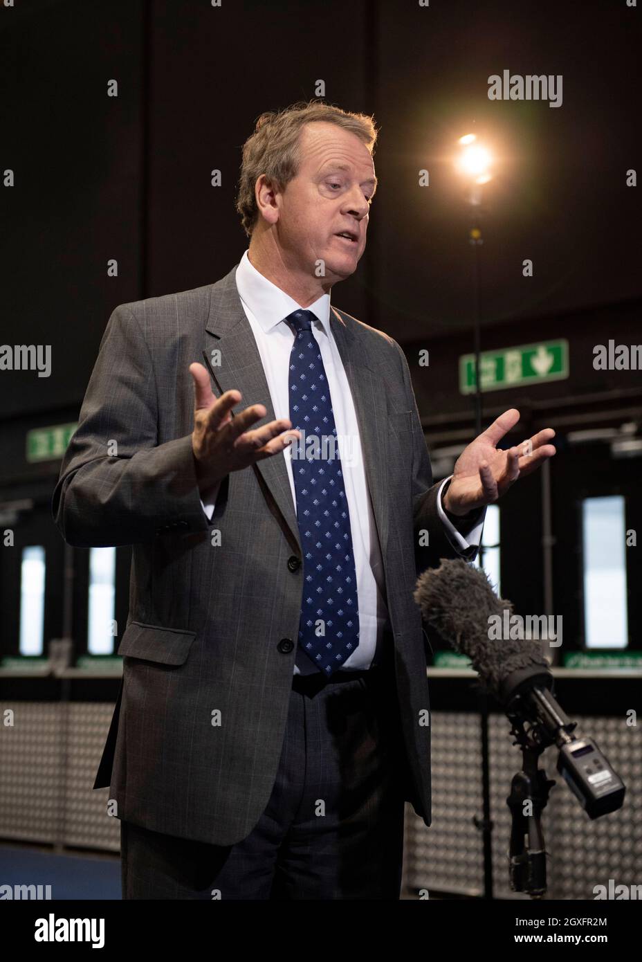 Manchester, England, UK. 5th Oct, 2021. PICTURED: Rt Hon Alister Jack ...