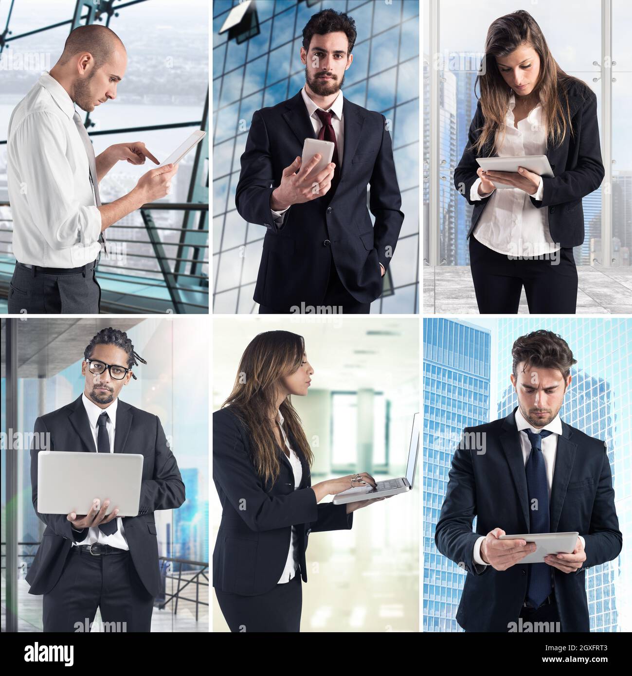 Business team tablet pc computers hi-res stock photography and images ...