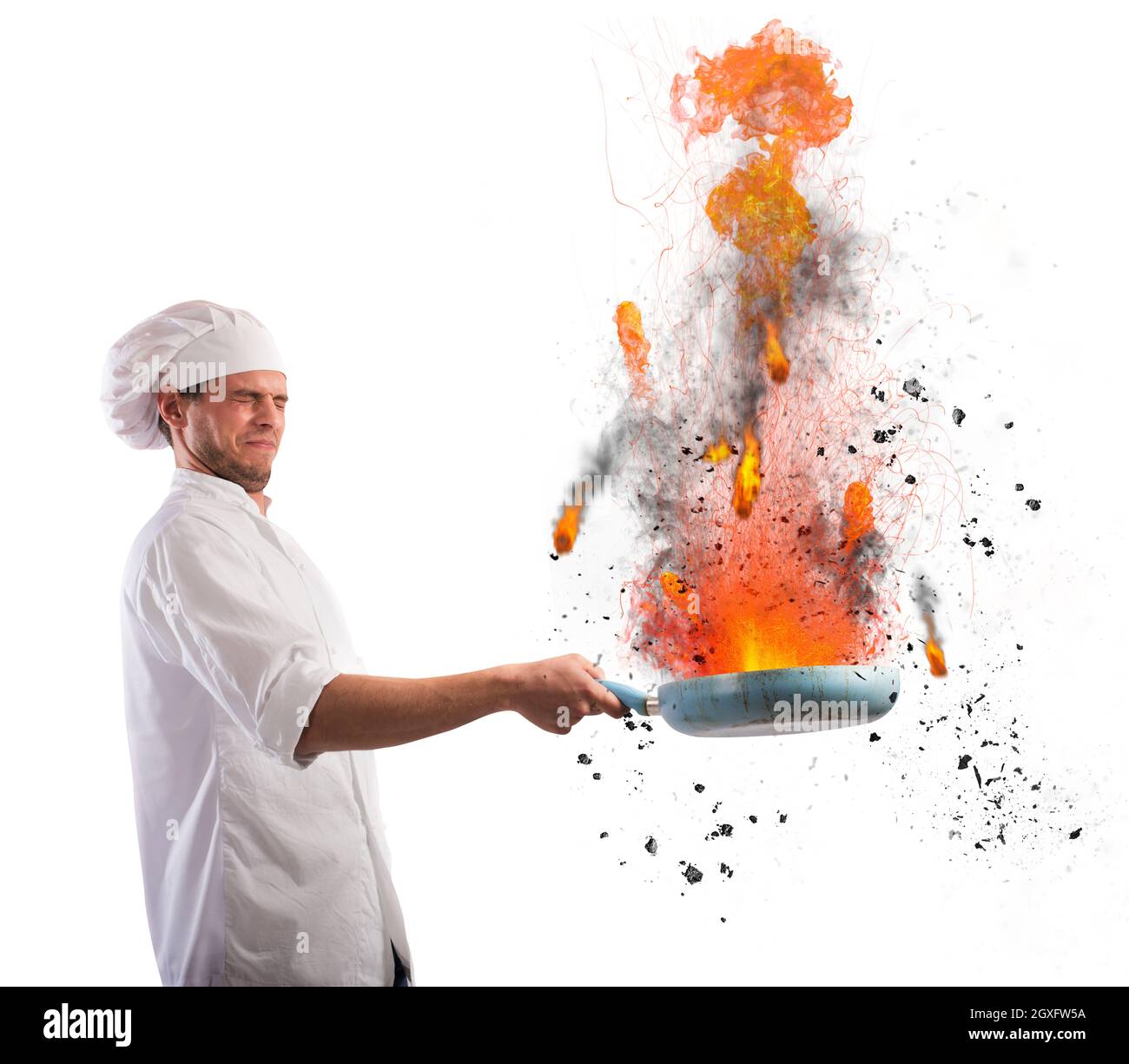 Fire chef Cut Out Stock Images & Pictures - Alamy