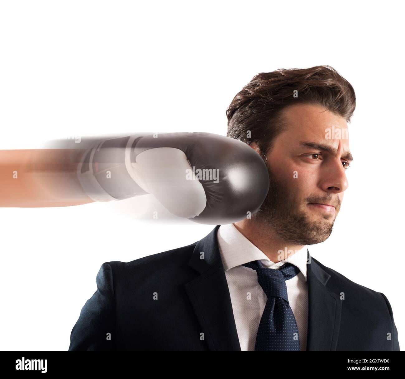 Pain and stress of boxing hi-res stock photography and images - Alamy