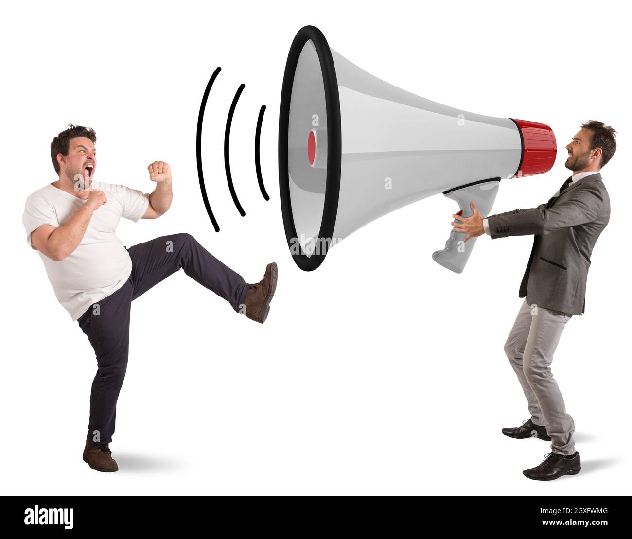 Megaphone ads hi-res stock photography and images - Alamy