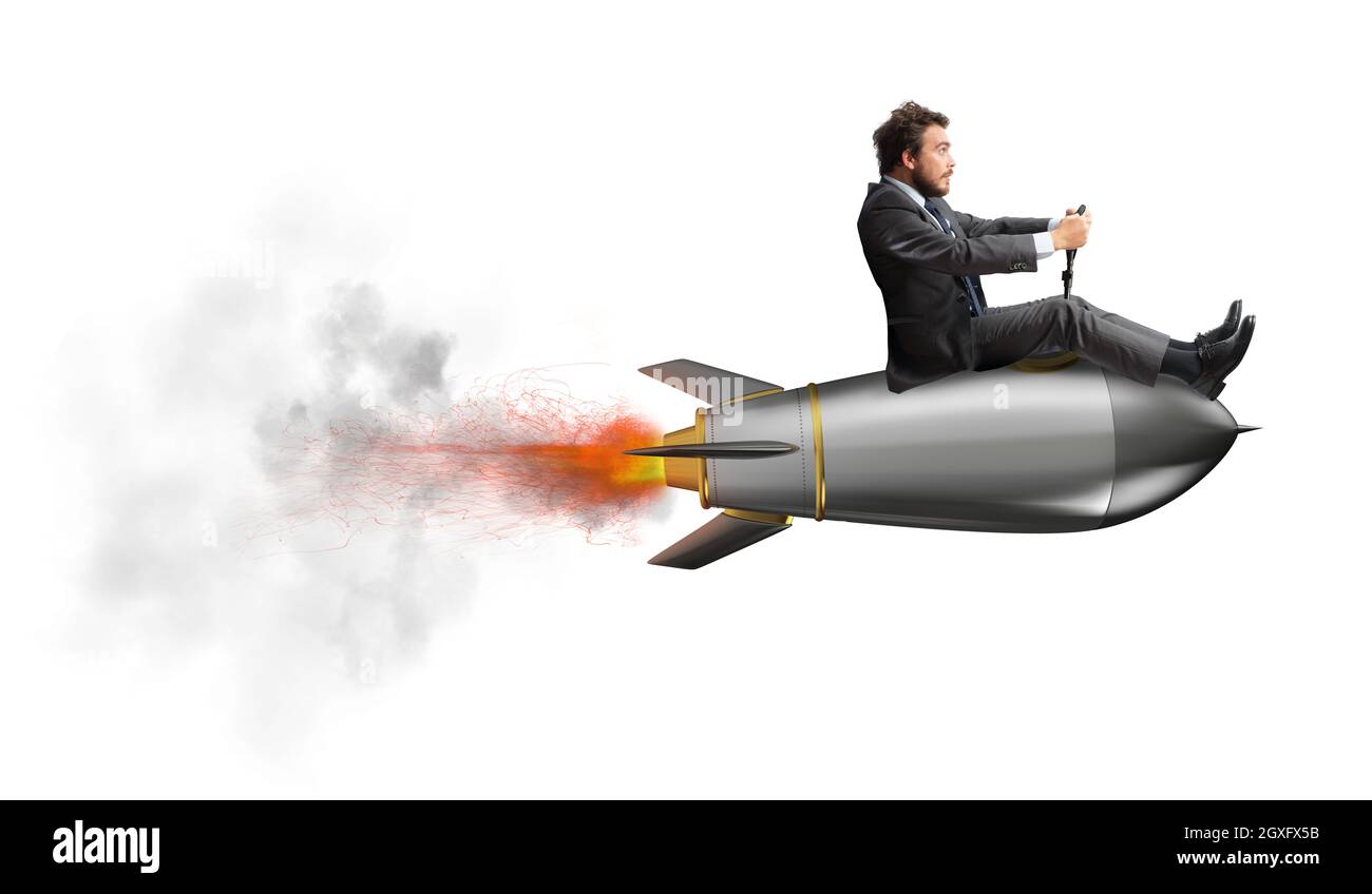 High power rocket Cut Out Stock Images & Pictures - Alamy