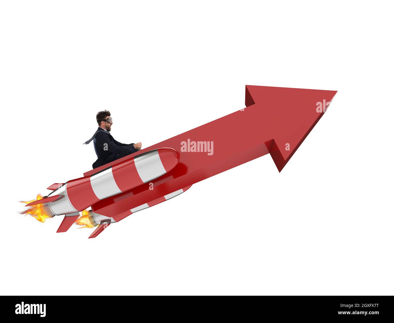Skyrocket graph hi-res stock photography and images - Alamy
