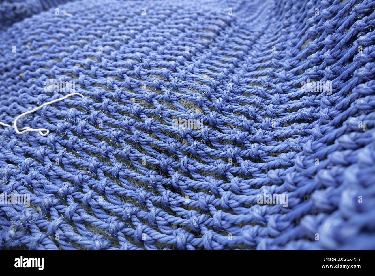 Detail of old nets for fishing in a traditional way Stock Photo - Alamy