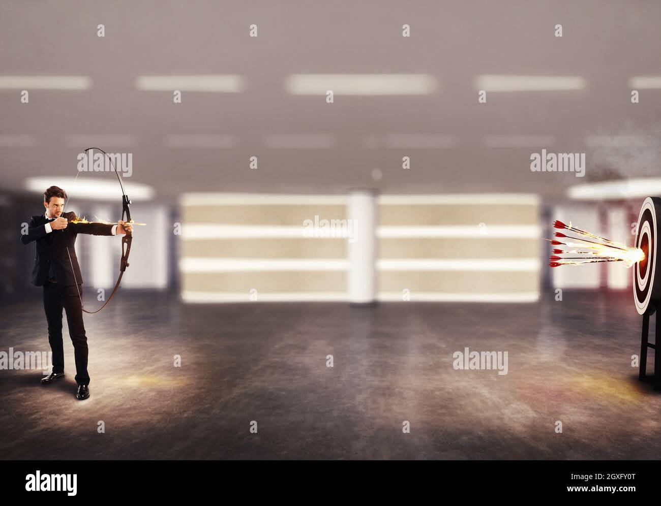 Hits target hi-res stock photography and images - Alamy