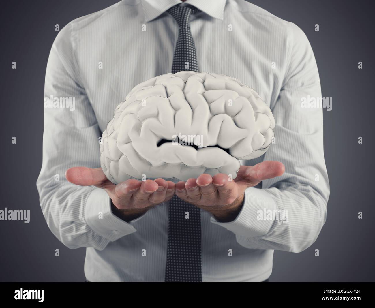Bet on the capacity of the human brain. 3D Rendering Stock Photo - Alamy