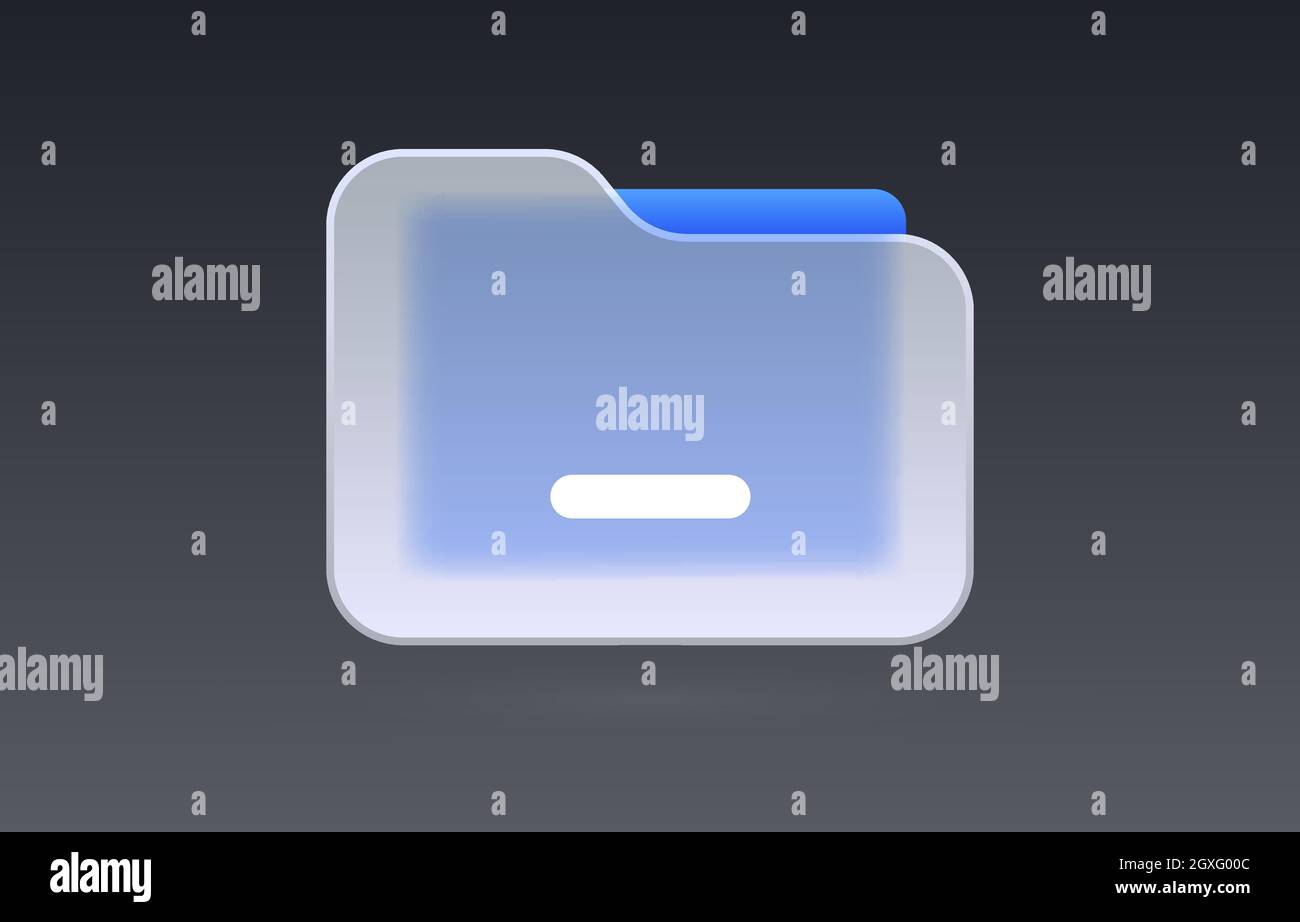 Glass file document transparent icon, collection sign. Vector ...