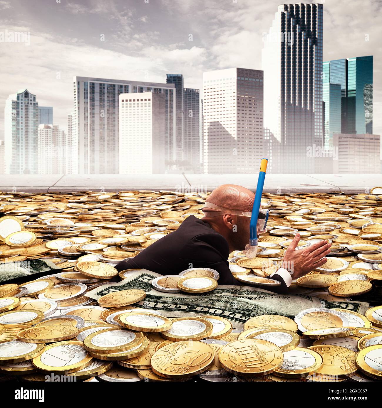 Dollar swimming pool hi-res stock photography and images - Alamy