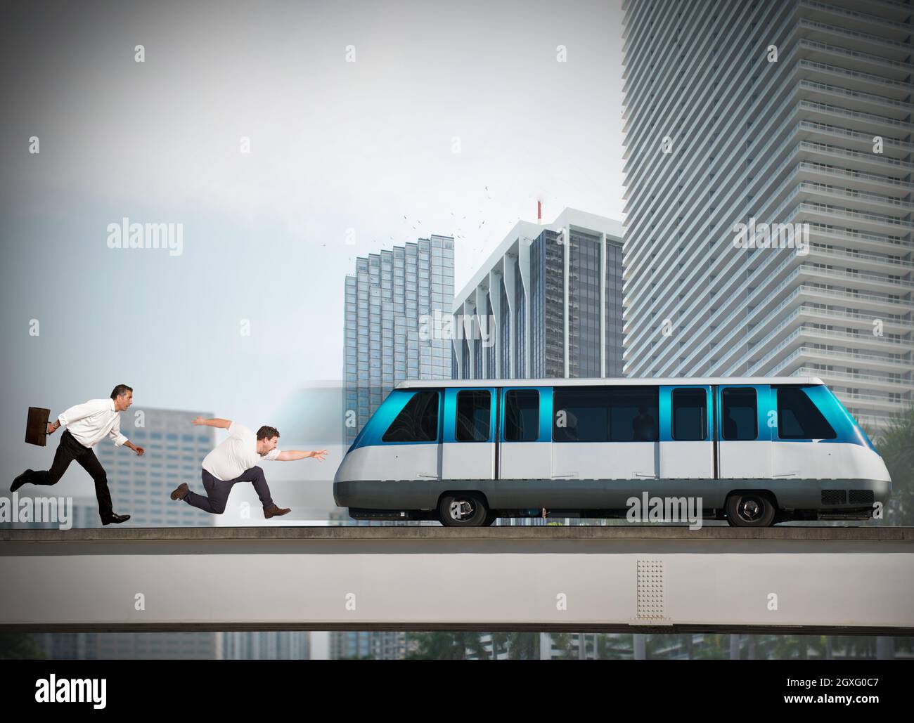 Businessman running for train at station hi-res stock photography and ...