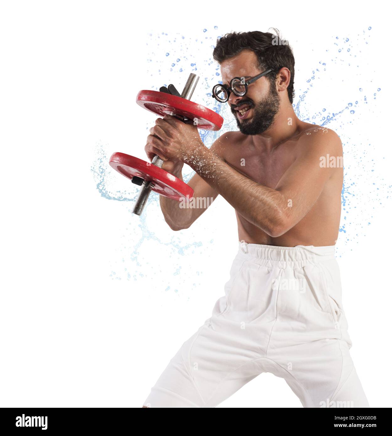 Nerdy workout hi-res stock photography and images - Alamy