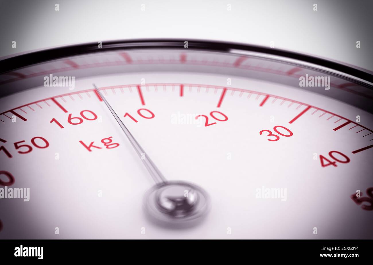 Balance with numbers that measure the weight Stock Photo - Alamy