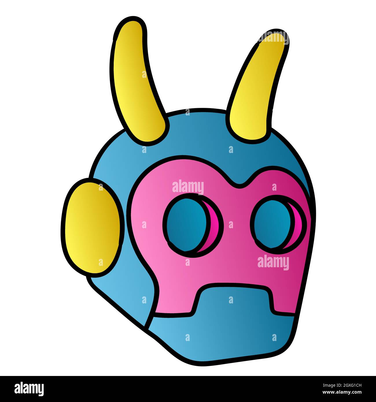 ape robot head from steel Stock Vector Image & Art - Alamy
